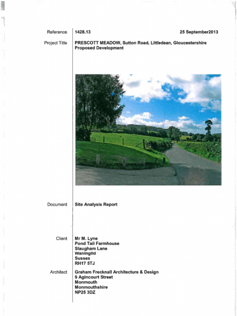 Site Analysis Report | PDF