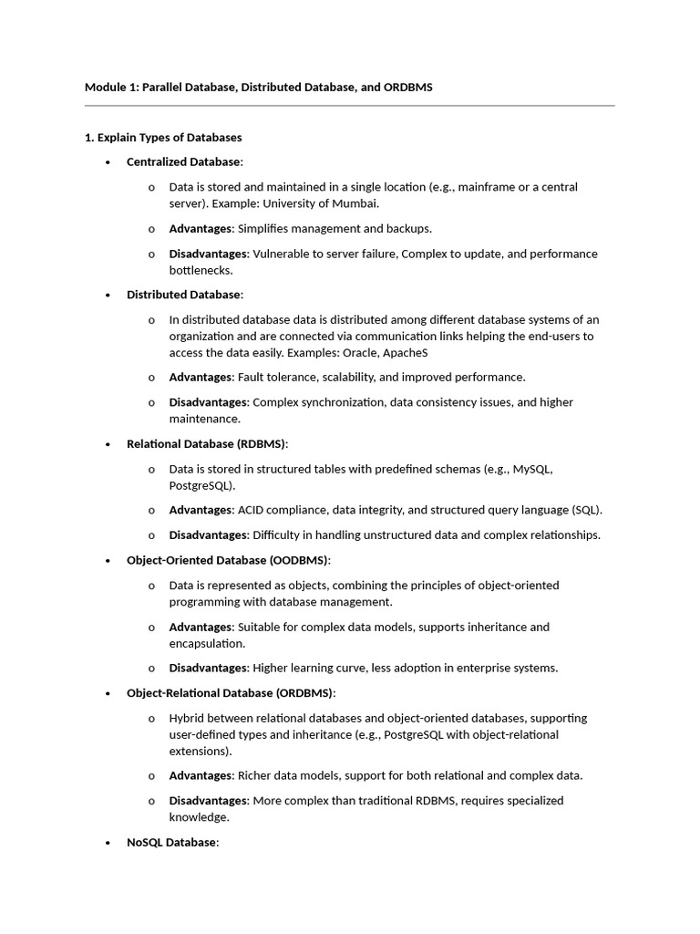 Adbms Data Warehousing Core | PDF | Databases | Scalability