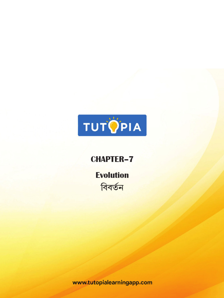 Chapter-7 Evolution | PDF
