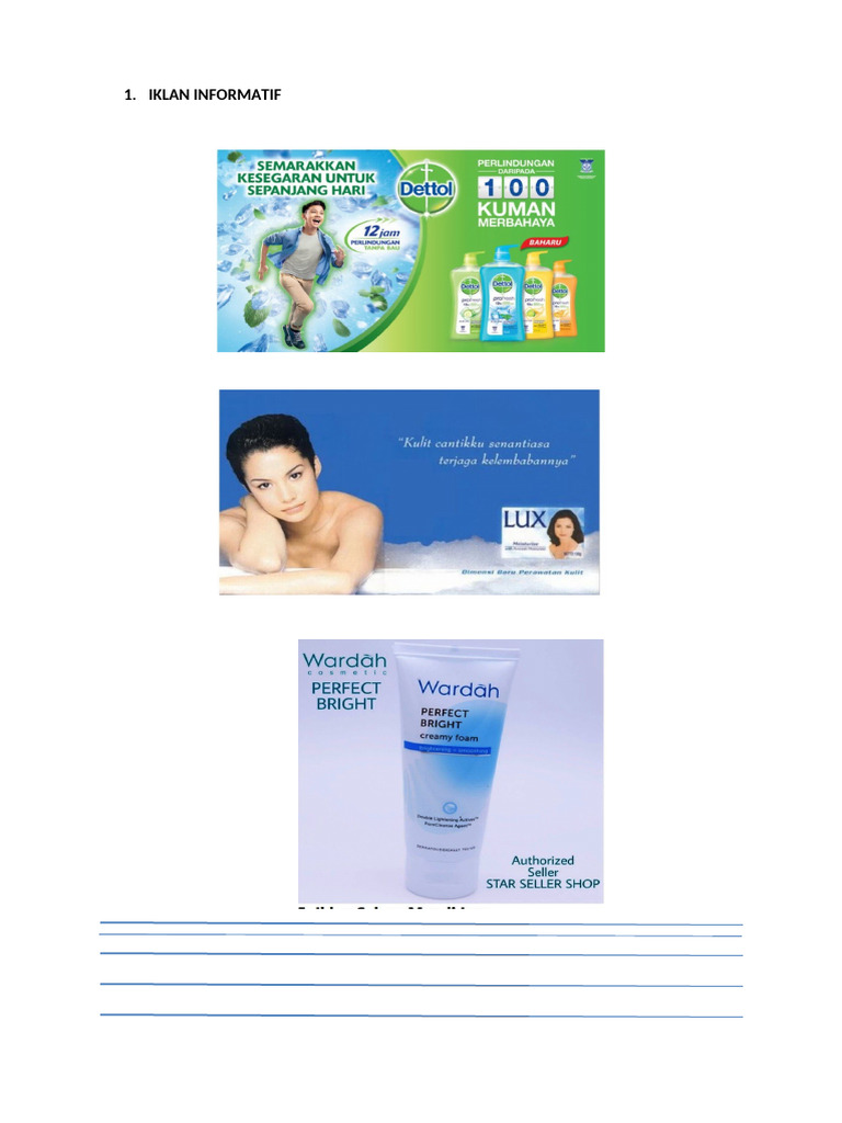 IKLAN INFORMATIF | PDF