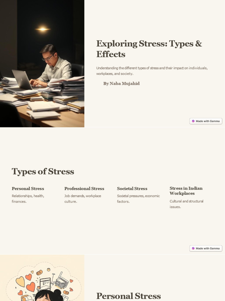 Types and Effects of Stress Explained | PDF | Stress (Biology) | Psychology