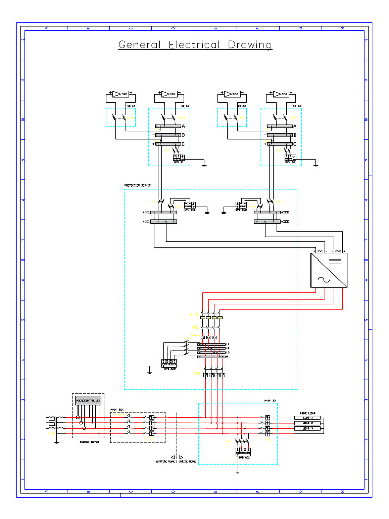 General Electrical Drawing | PDF