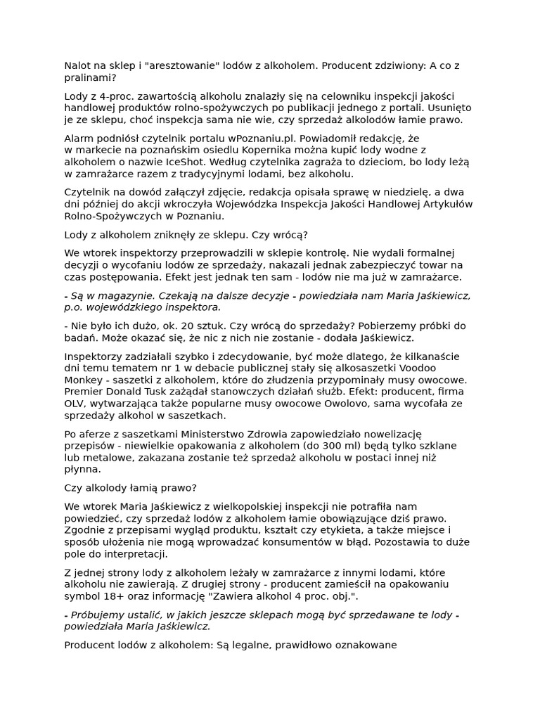 Wyb 15.10.2024 Nalot Na Sklep | PDF