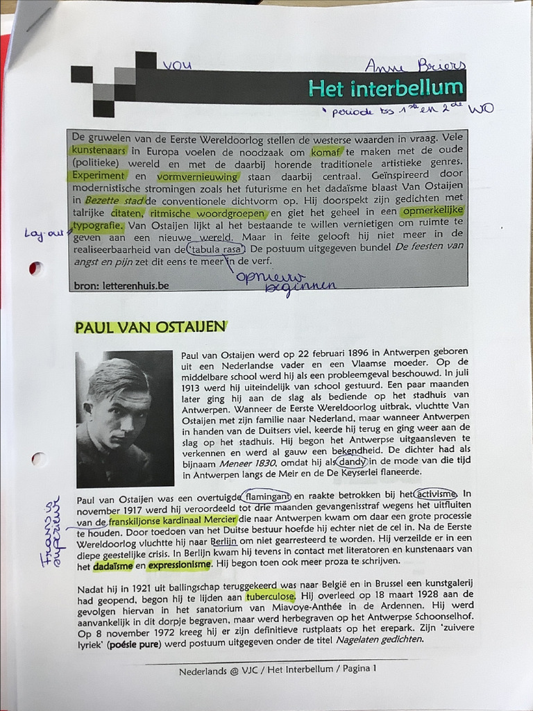 Het Interbellum | PDF