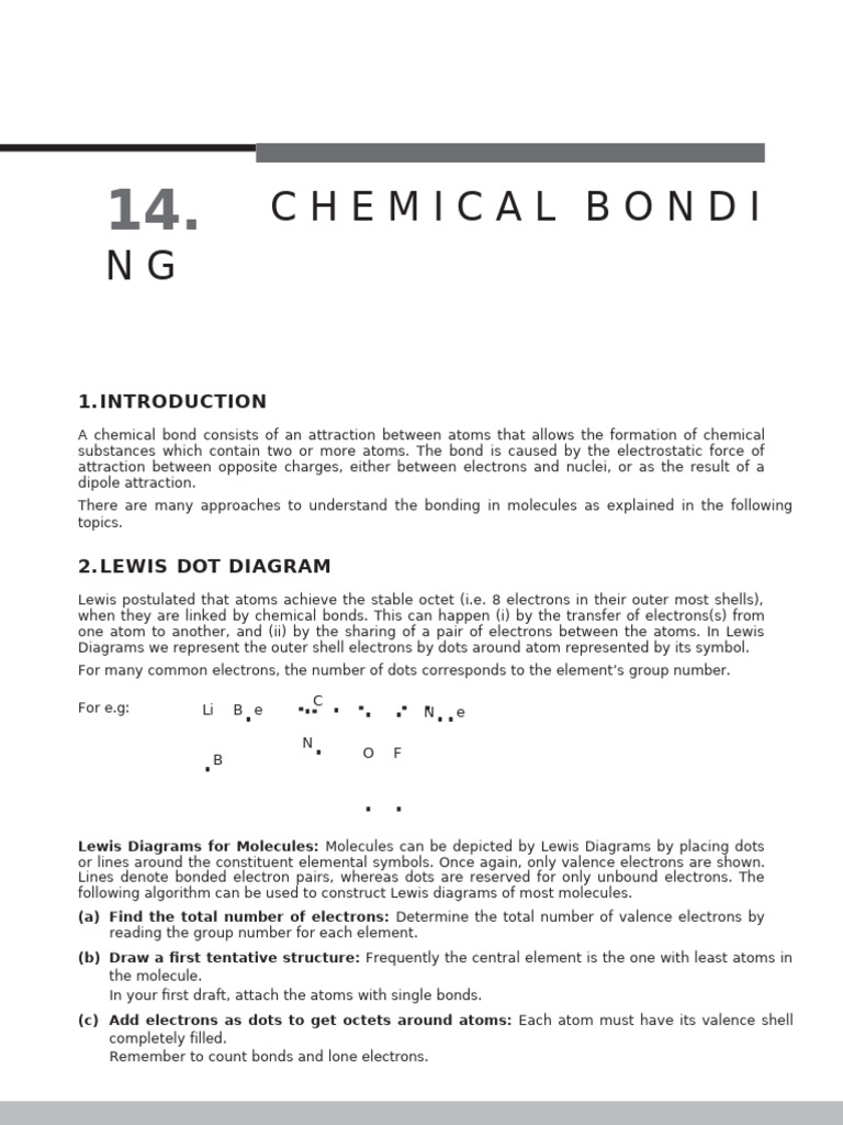 Understanding Chemical Bonding Concepts | PDF | Chemical Bond ...
