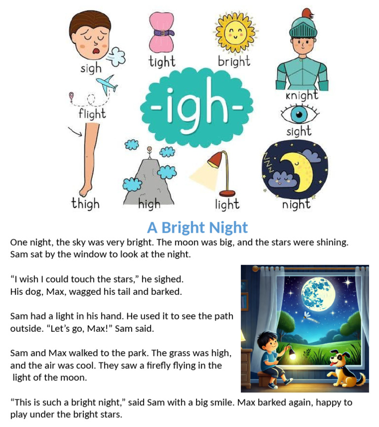 Sam's Adventure on a Bright Night | PDF