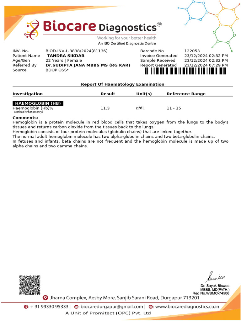 9999 | PDF | Hemoglobin | Tissue (Biology)