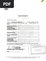 Proof of Residence | PDF | Value Added Tax | Taxes