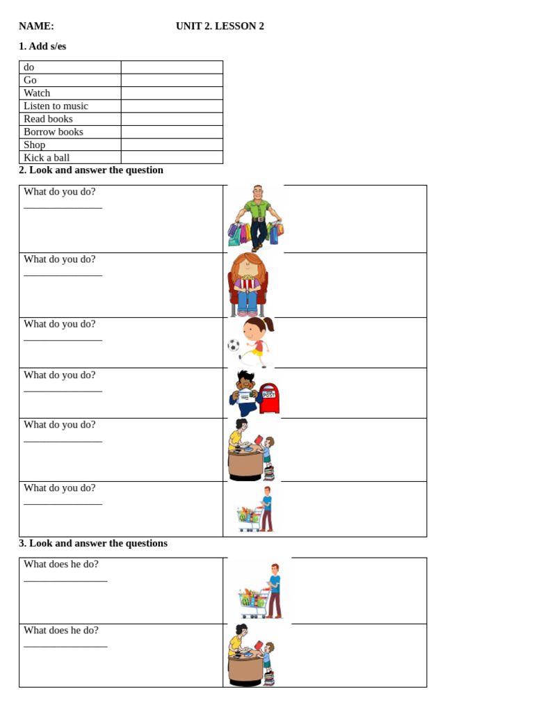 Unit 2. Lesson 2.4 | PDF