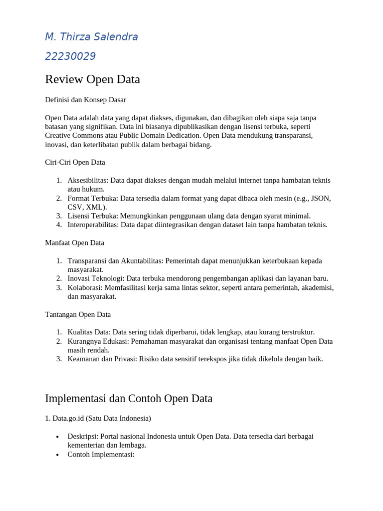 Review Open Data | PDF