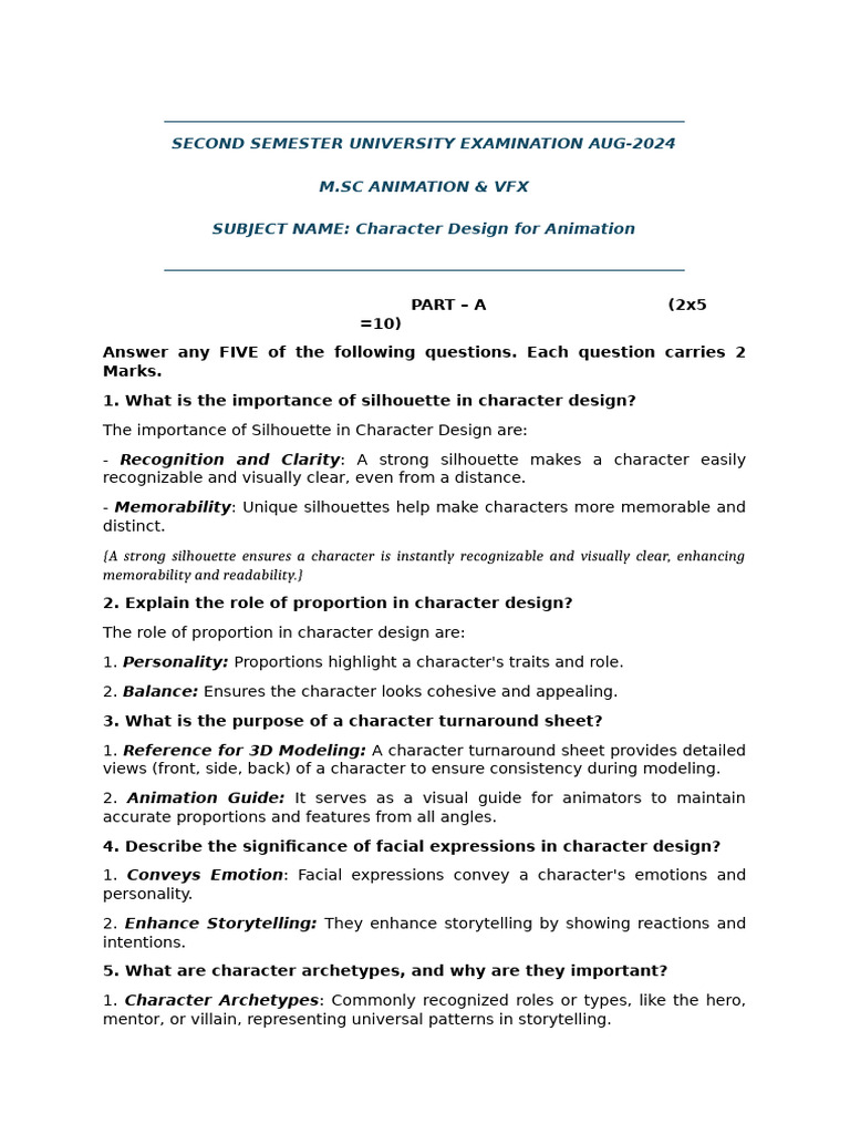 character design | PDF | Emotions | Facial Expression