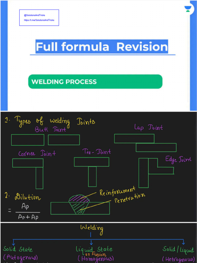 Welding formula shorts by ayaz sir | PDF