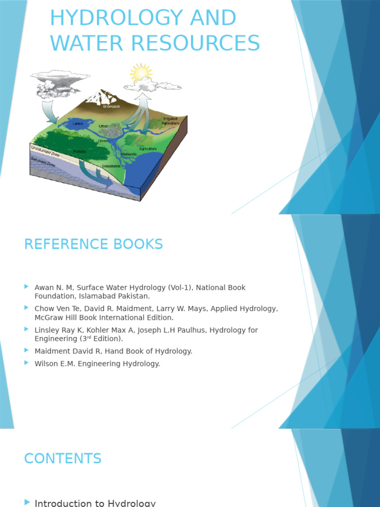Lecture 1 Introduction | PDF | Hydrology | Groundwater