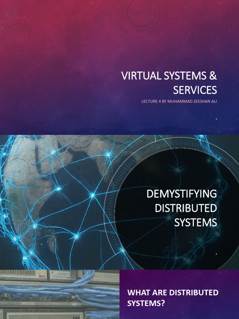 Virtual Systems & Services Lecture 4 | PDF | Distributed Computing | Computer Network