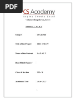 Complete English Project The Enemy | PDF