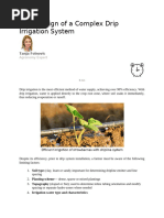 Typical Drip System Layout | PDF | Irrigation | Hydrology