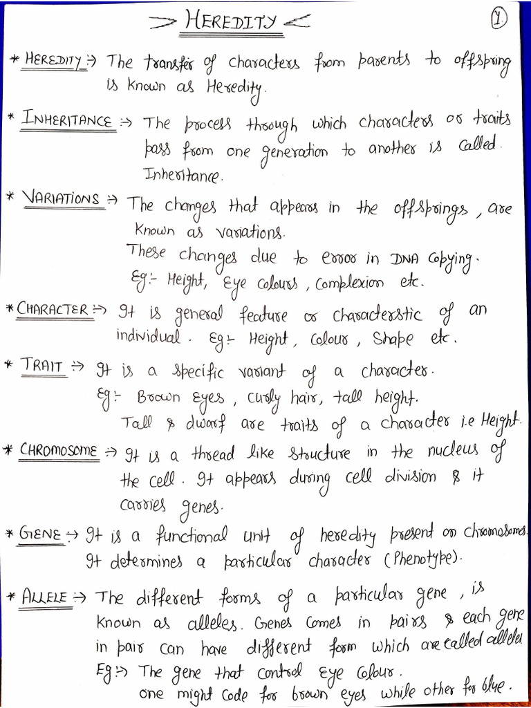 Heredity | PDF