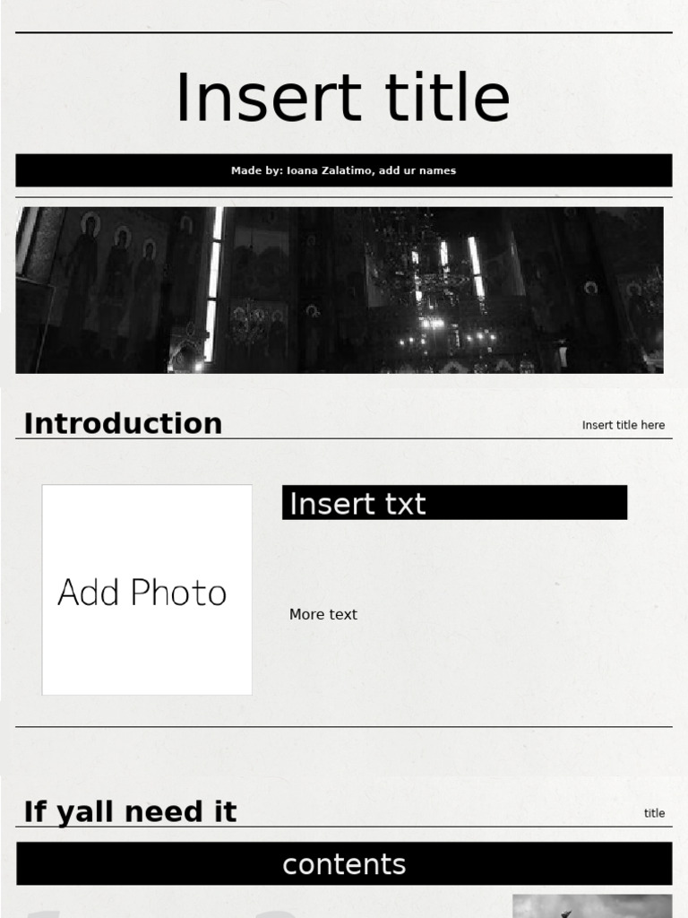 Newspaper Style Presentation Template SlidesMania | PDF