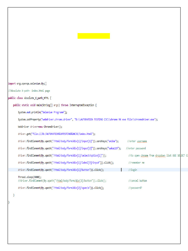 Day_4_Dynamic Xpath, CSS | PDF Day_4_Dynamic Xpath, CSS | PDF