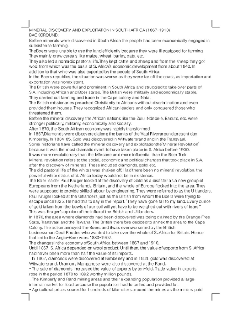 South African Histy | PDF