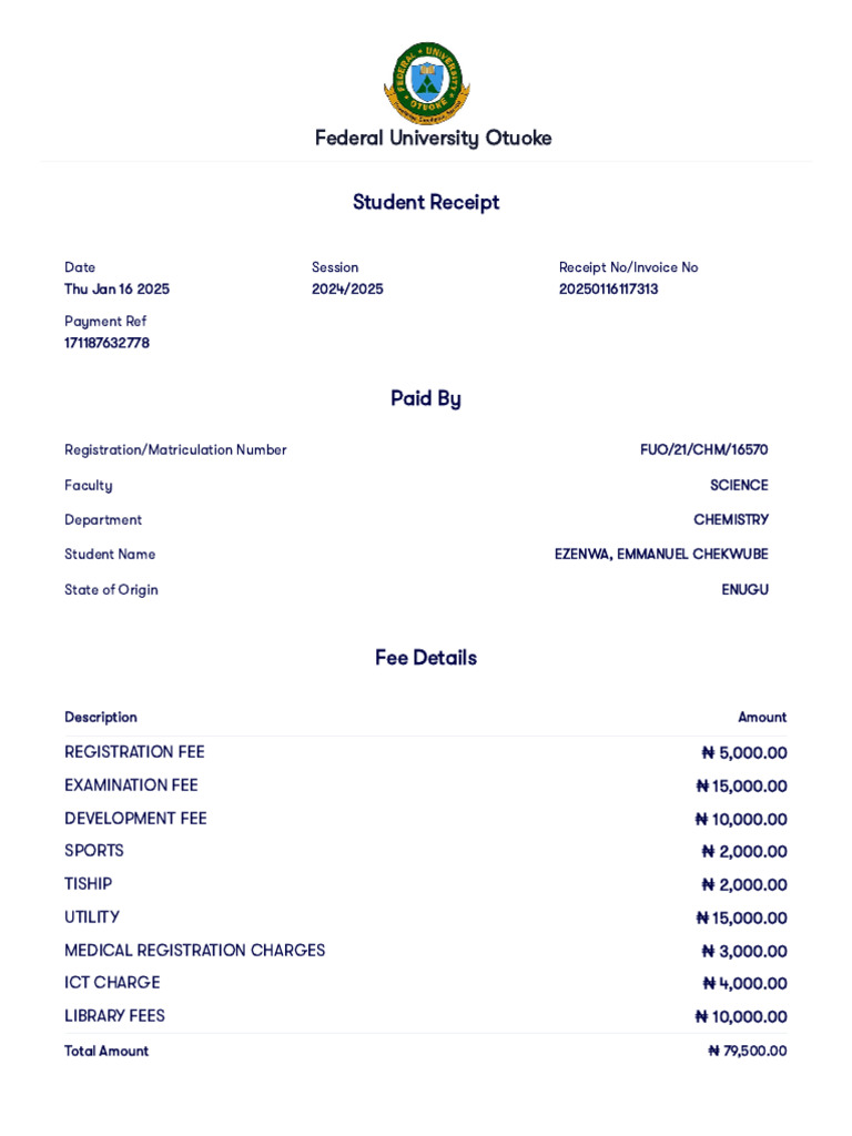 Emma school fee | PDF | Payments