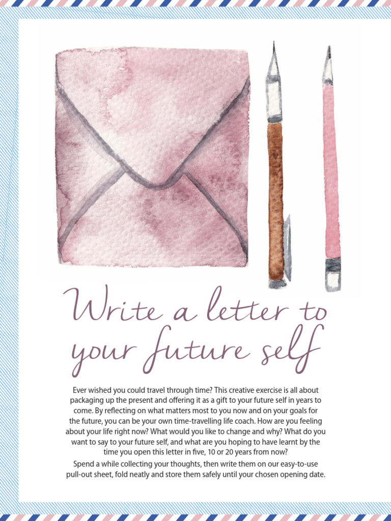 Write A Letter To Your Future Self | PDF | Envelope