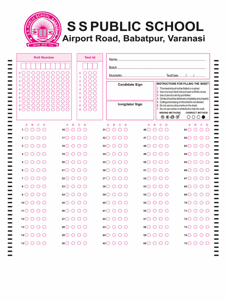 Omr Sheet | PDF