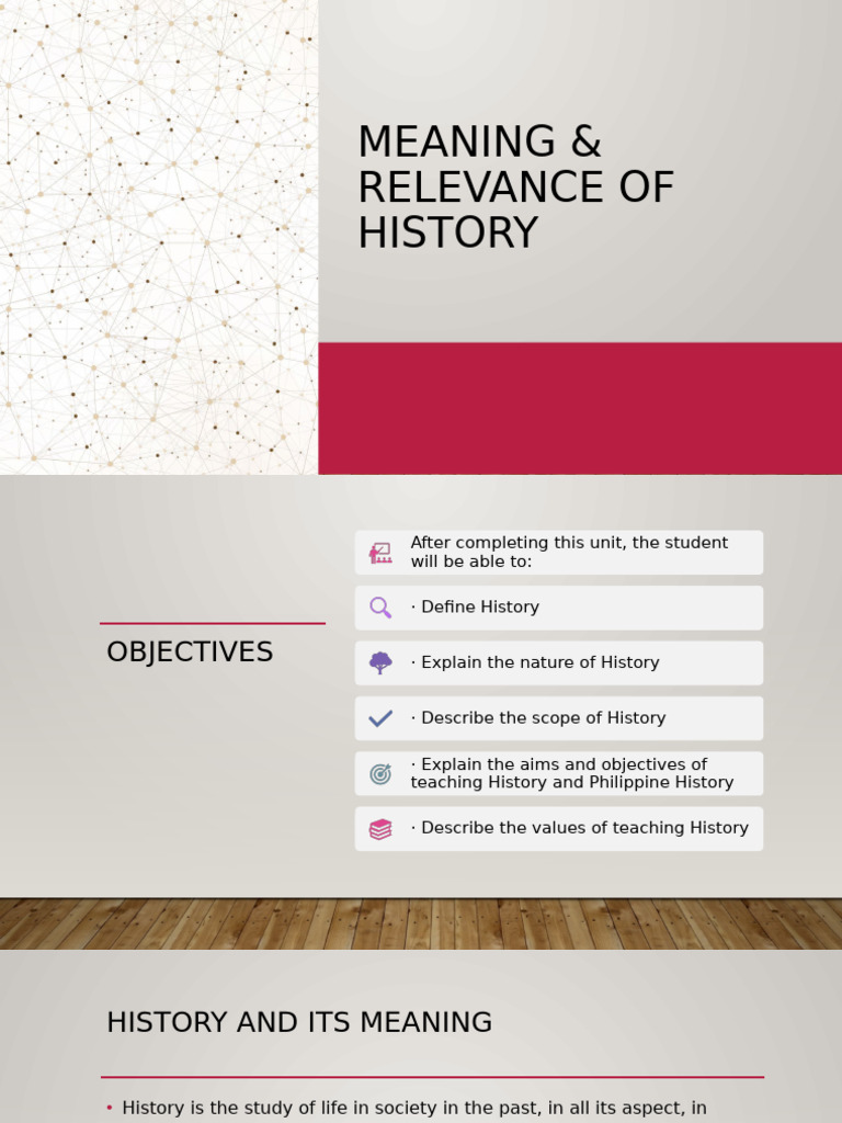 Meaning & Relevance of History | PDF | Primary Sources | Historian