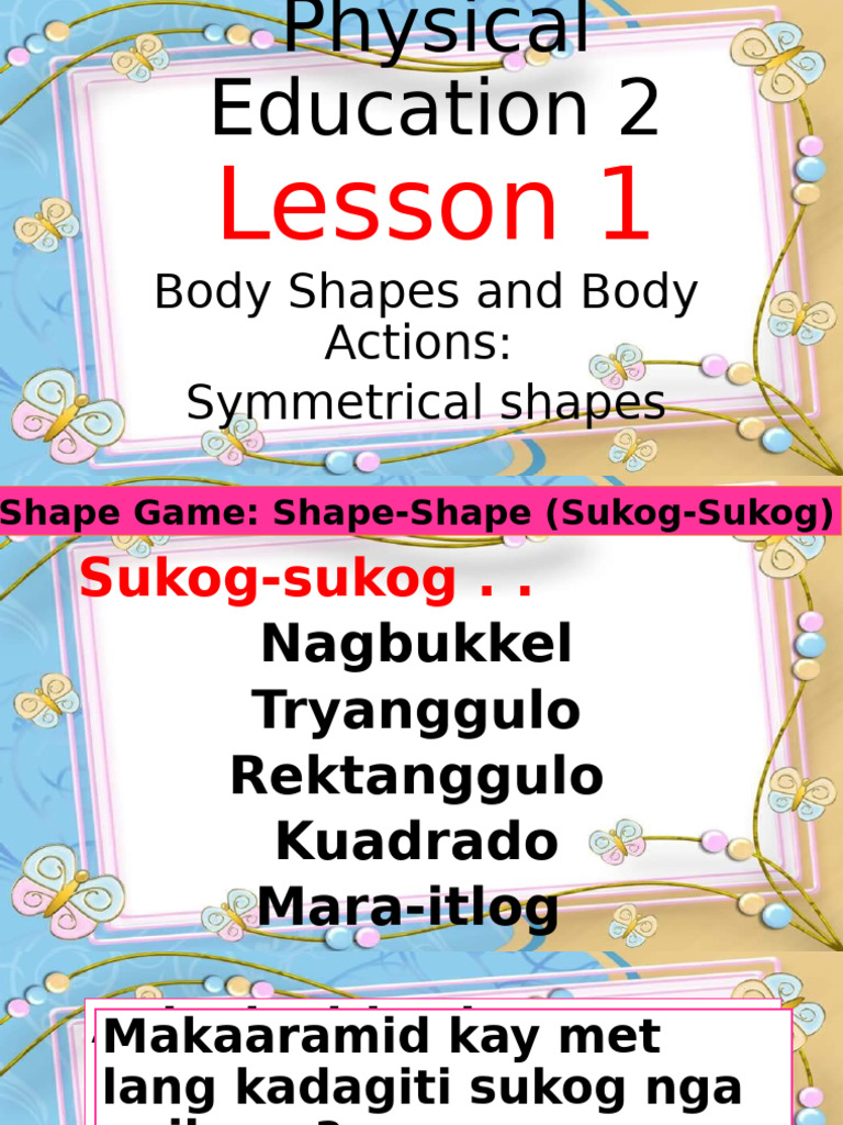 Pe 1st Quarter Lesson 1 5 | PDF