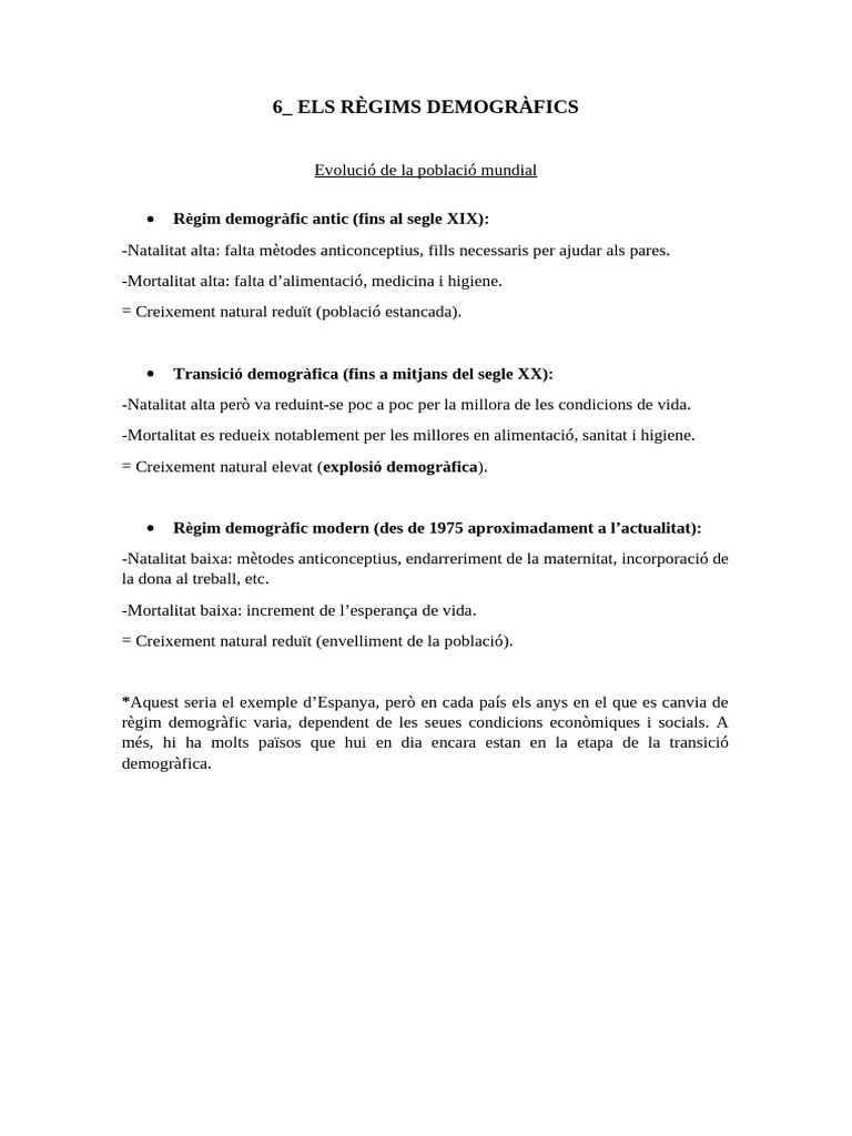 Esquema Tema 11 Apartat 6 | PDF