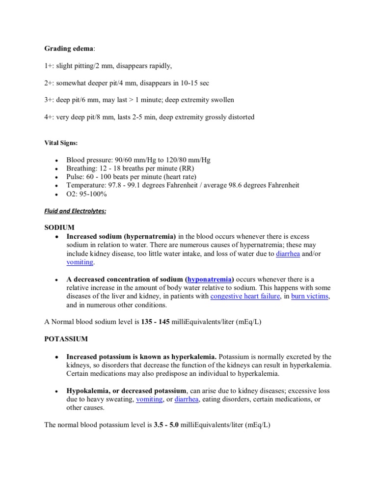 Cheat Sheet Nursing Key Points | PDF