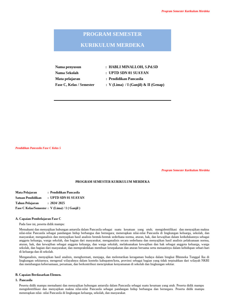 [7] PROMES KURIKULUM MERDEKA | PDF