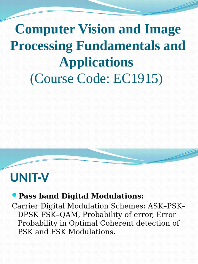 Digital Modulation Techniques Overview | PDF | Modulation | Digital Signal
