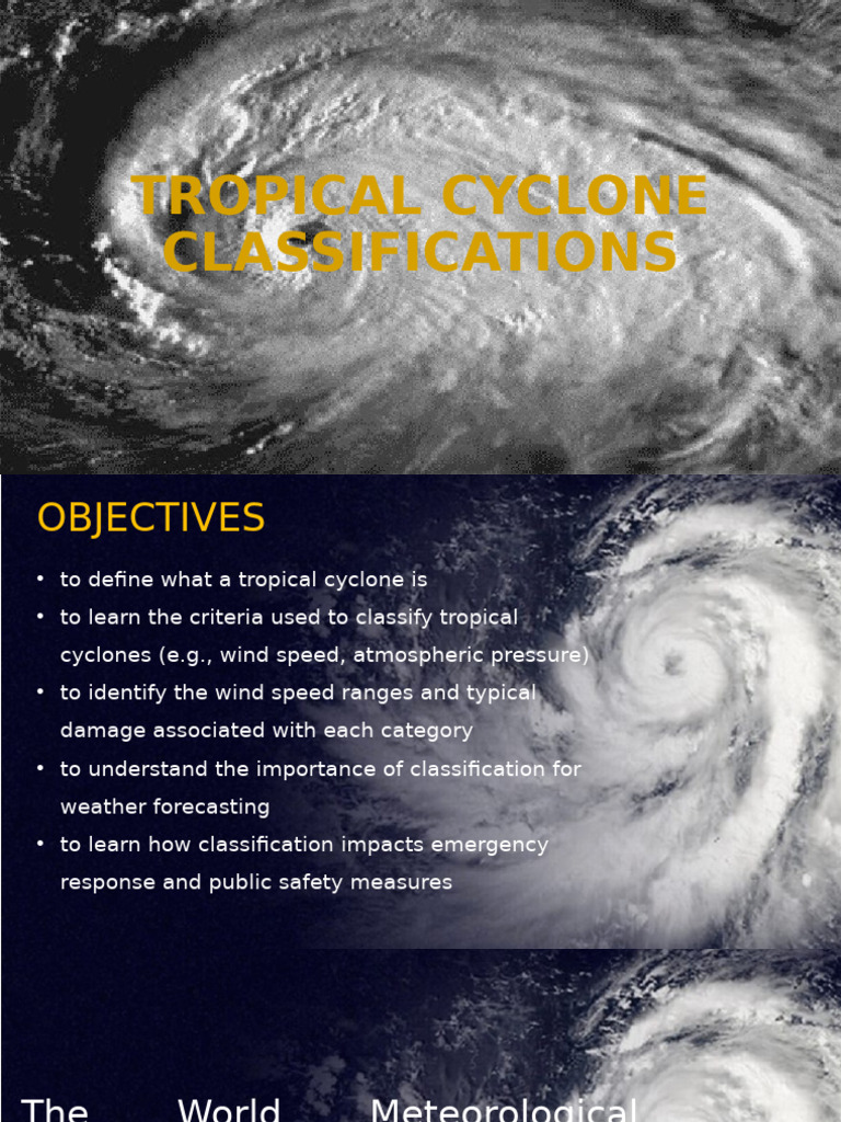 Tropical Cyclone Classifications | PDF | Tropical Cyclones | Meteorology