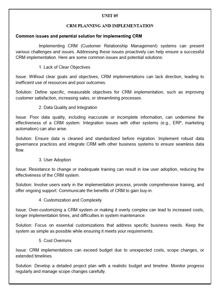 CRM unit 5 | PDF | Customer Relationship Management | Performance Indicator