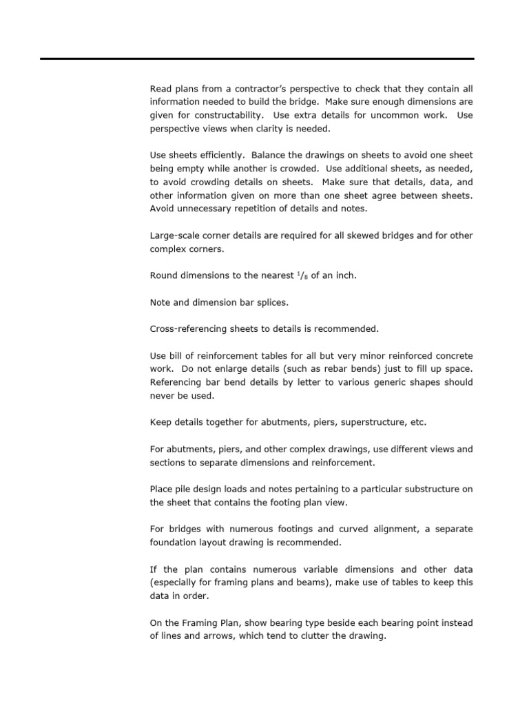 Bridge Design Drafting Guidelines | PDF | Deep Foundation | Civil ...
