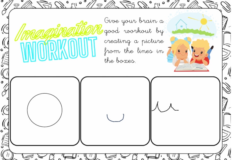 Brain Workout: Box Line Art | PDF