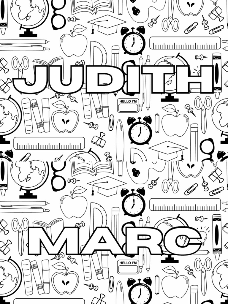 02 Colouring Page Names | PDF