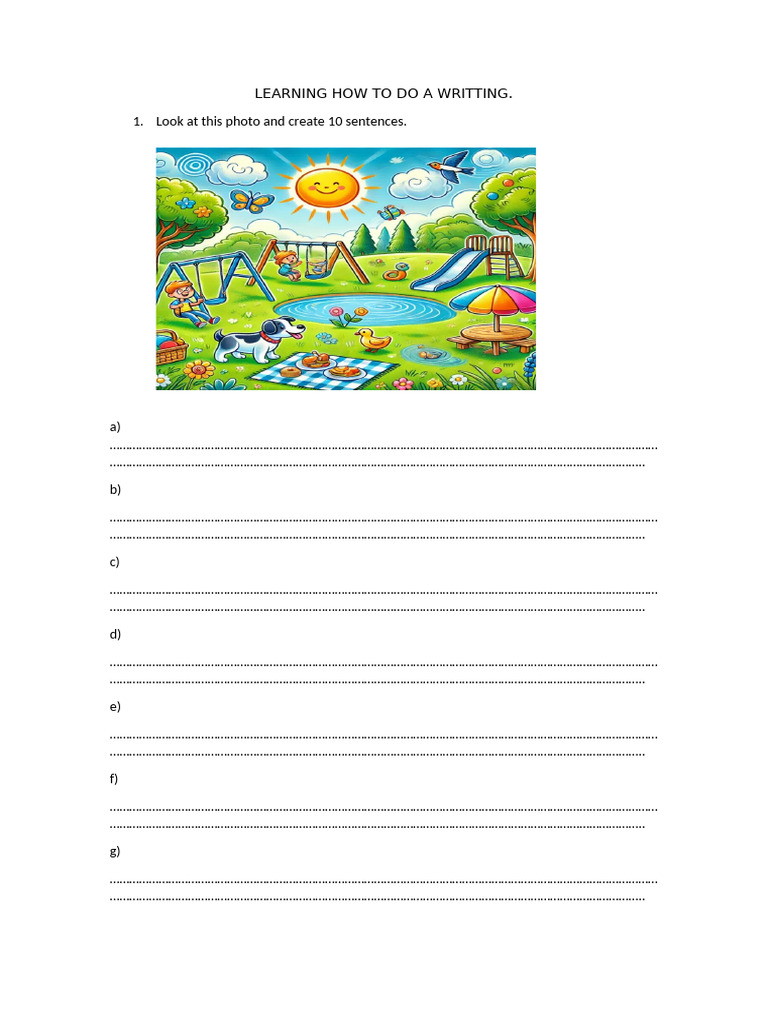 Learning How To Do A Writting | PDF