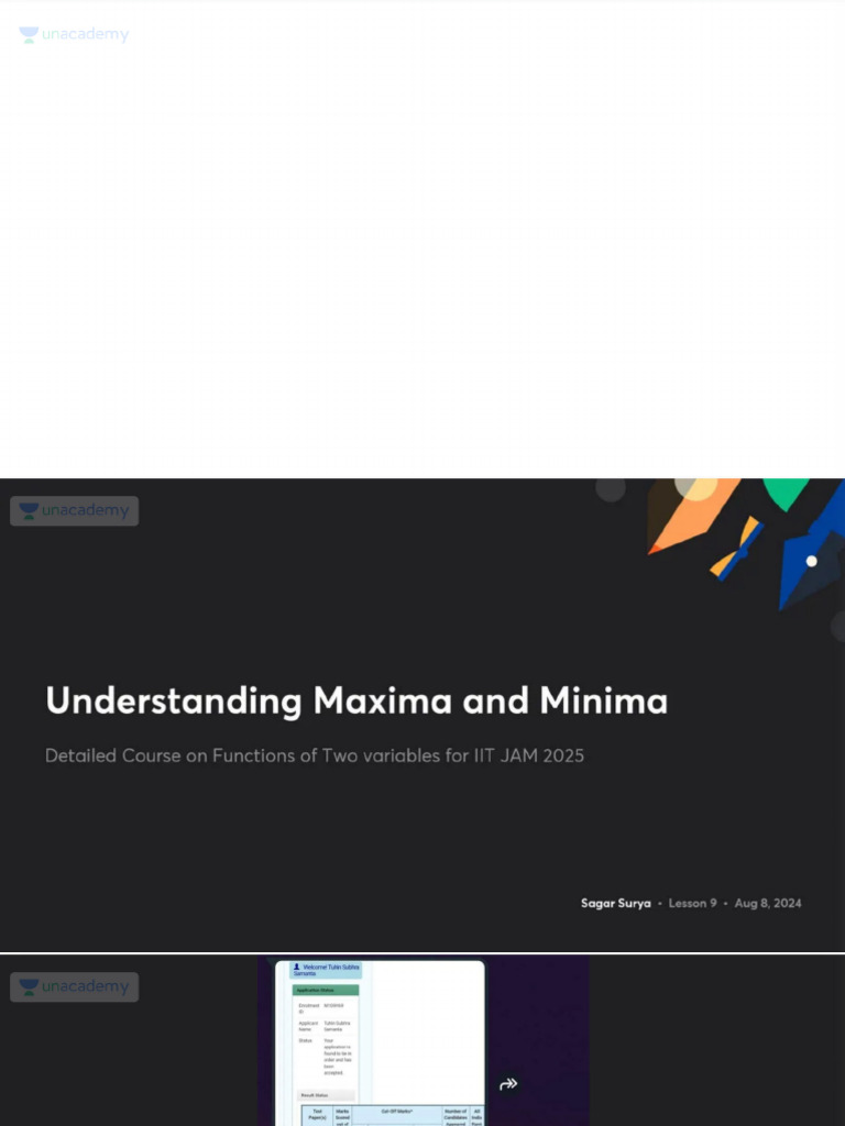 Understanding Maxima and Minima With Anno 1736788642776 | PDF