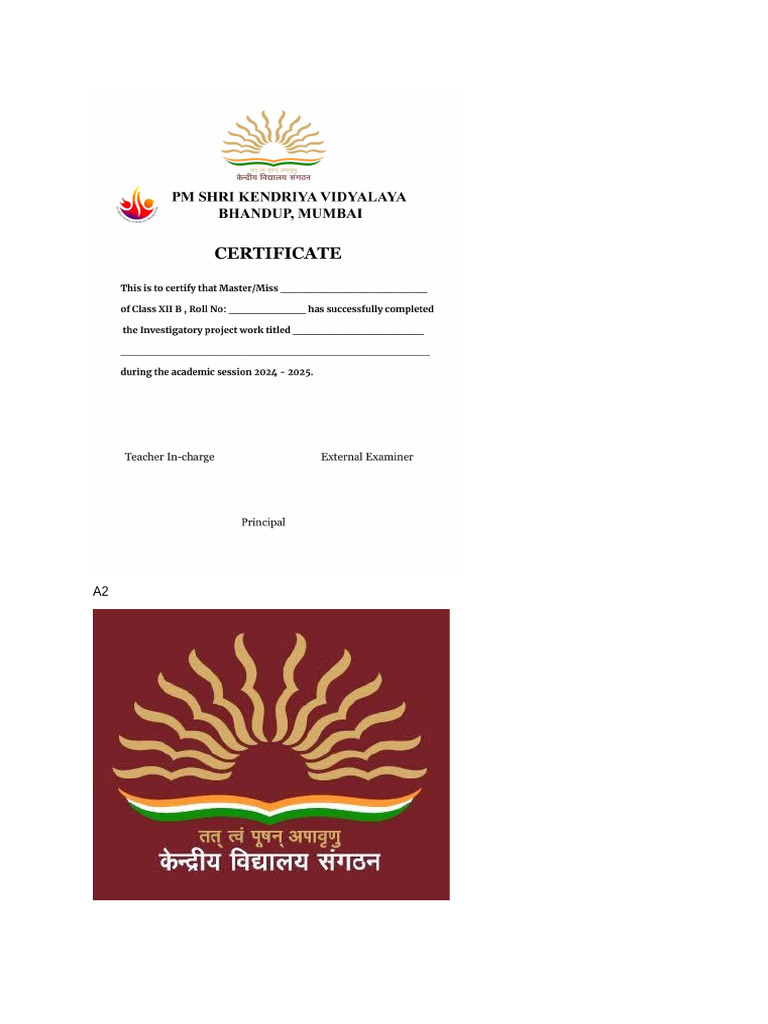Kvs Logo | PDF