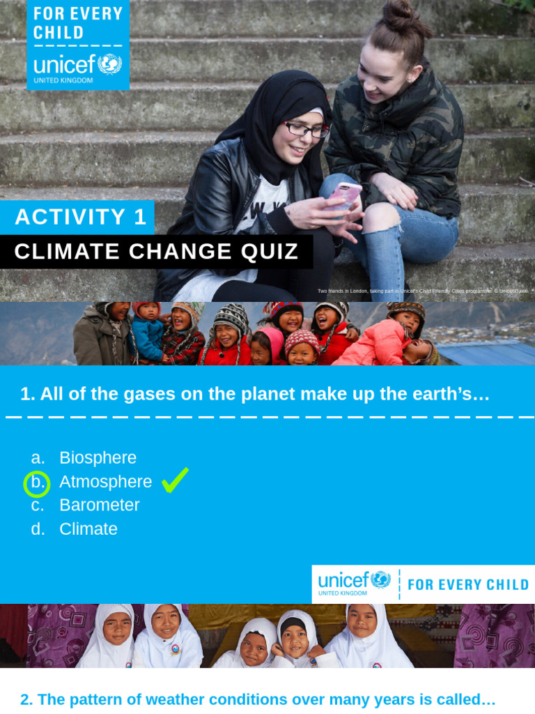 Activity YP1 - What Is Climate Change | PDF
