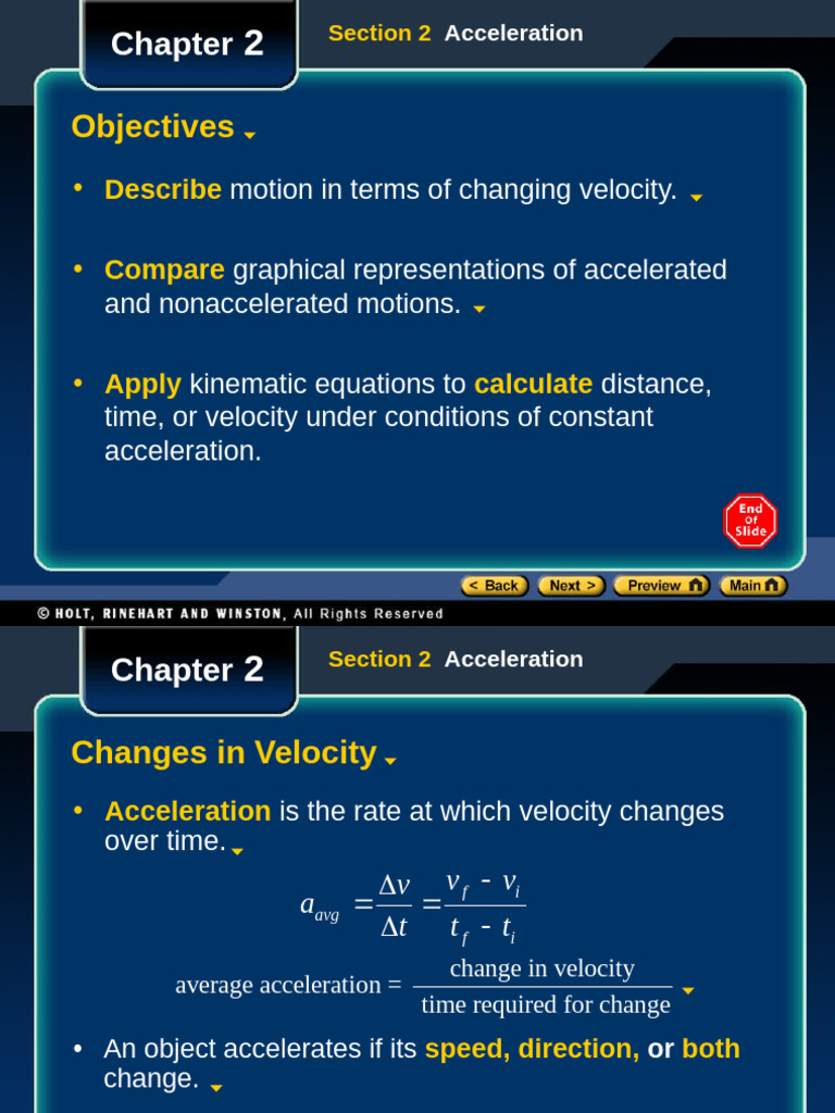 Lesson 3k77u1 | PDF | Velocity | Acceleration