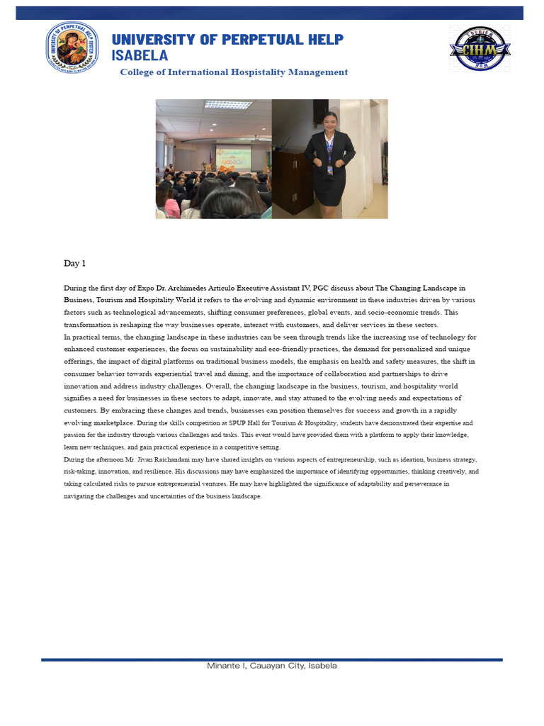 Learning-Journal-2 | PDF | Innovation | Tourism