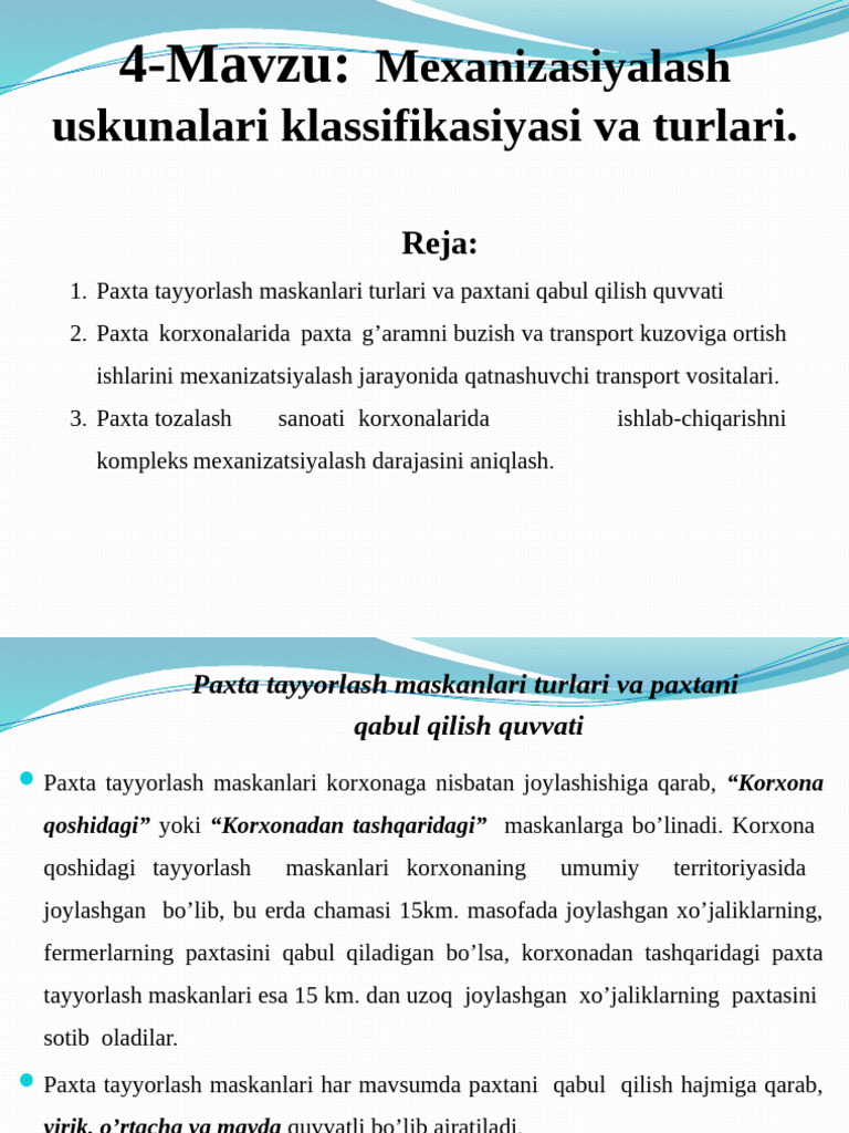 4-Dars TJKM | PDF