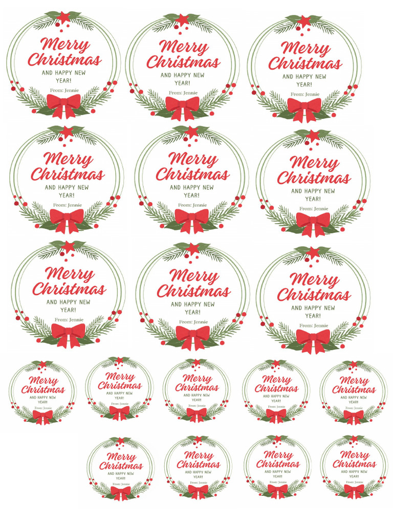 Christmas Sticker | PDF