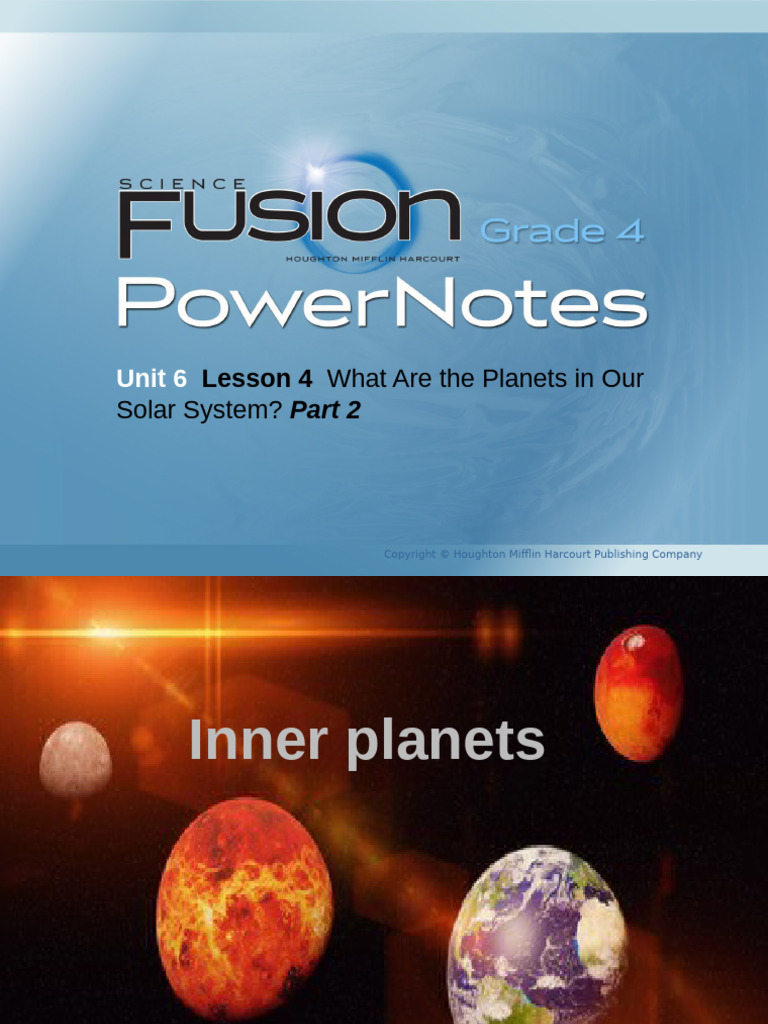 Gr4Unit6lesson 4 Part2 | PDF | Solar System | Planets