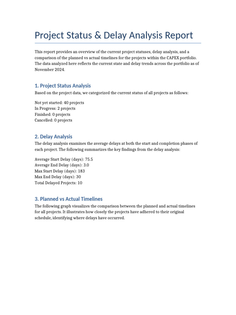 Project_Status_Analysis_Report | PDF