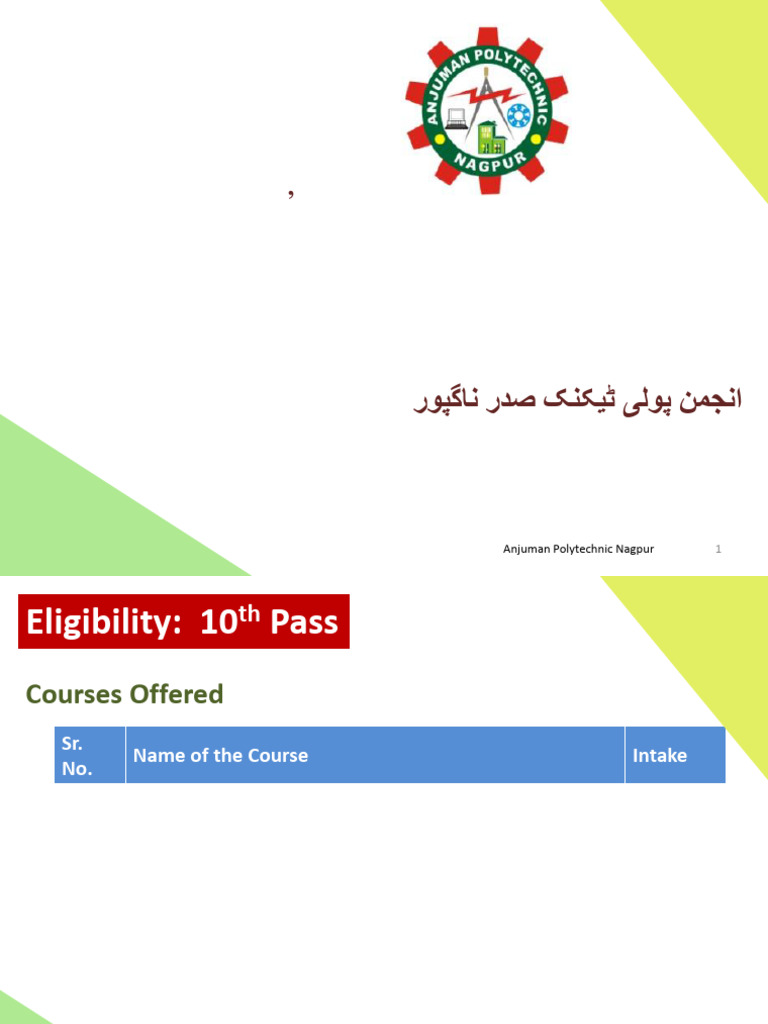 Anjuman Poly | PDF | Engineering | Physical Sciences