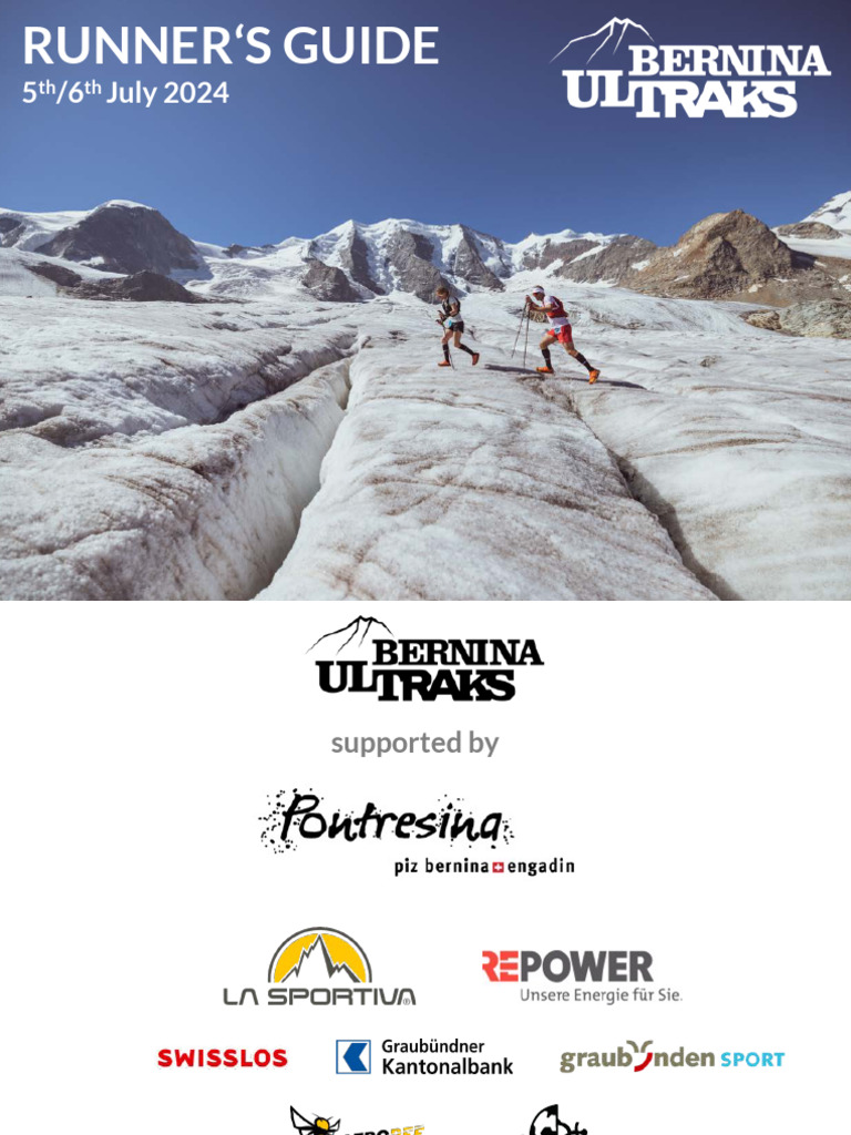 bernina-ultraks-runners-guide-2024_en | PDF | Earth Sciences